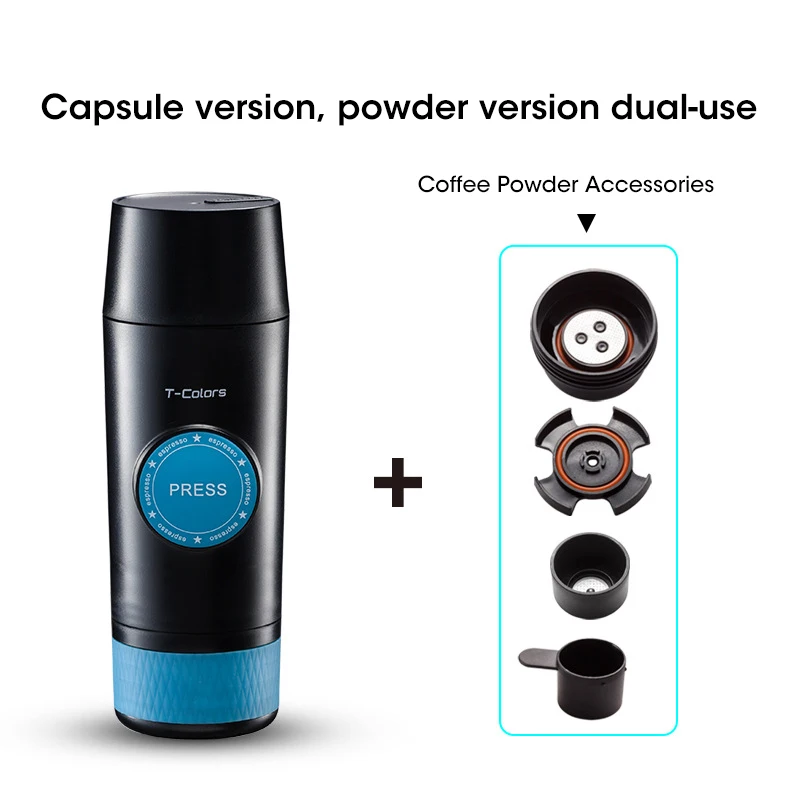 80ml Portable Mini Espresso Coffee Machine 18bar Electric USB Hot and ...