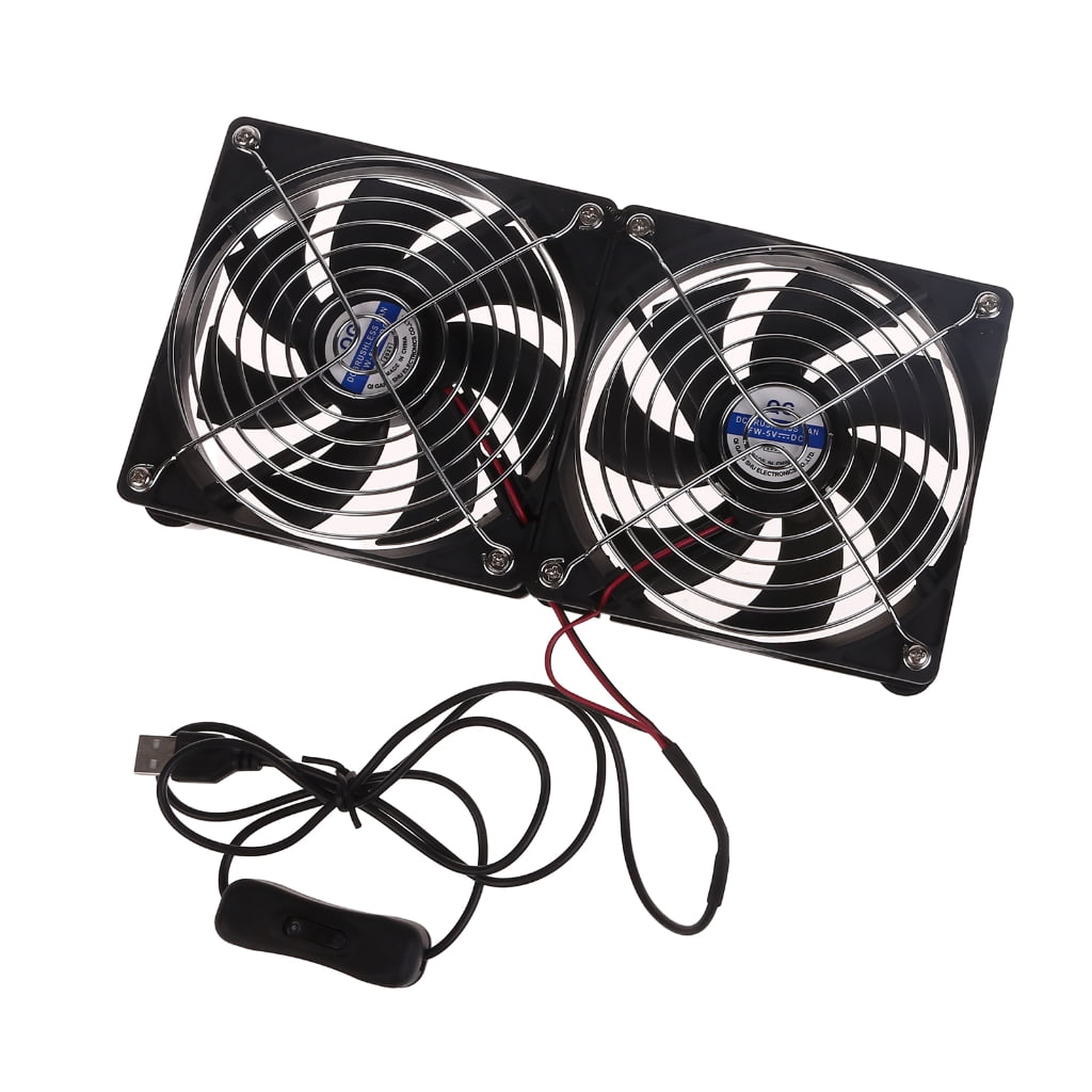 80mm 120mm 240mm Cooling Fan USB Powered Low Noise Heatsink Fan for ...