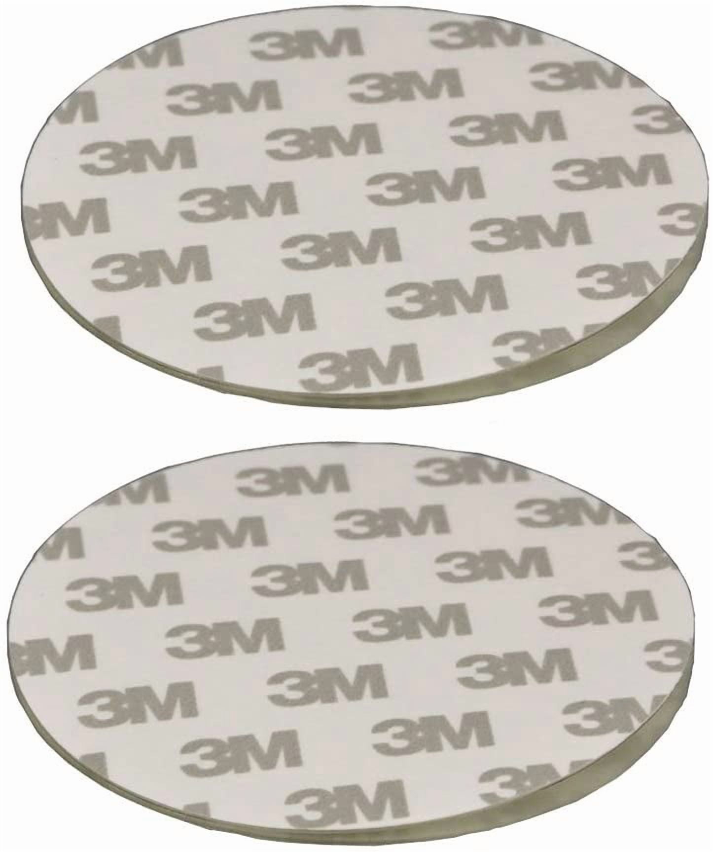 80mm(3.15") Circular Adhesive Plastic Disc/One Side Coated Stick Pad ...