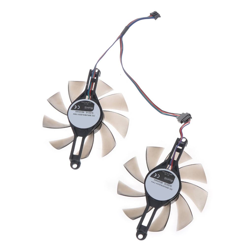 80mm 3 Pin VGA Fan Graphics Card Cooling Fan for Radeon RX 580 RX ...