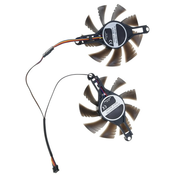 80mm 4Pin Video Card Fan Graphics Card Cooling Graphics Card Radiators ...