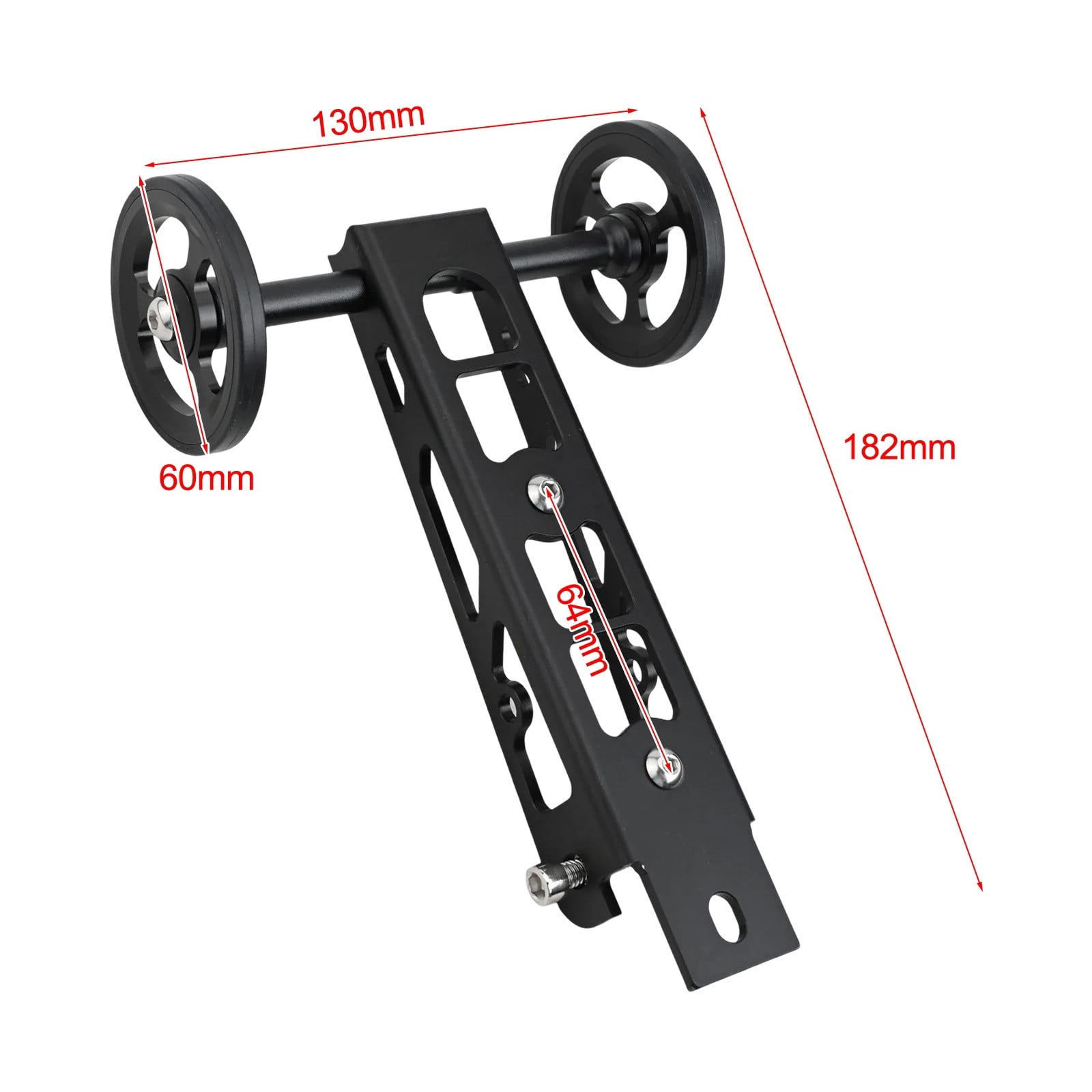 80mm Easy wheel for RHINE for Birdy 1/2/3 Series Folding Bike Rear Rack ...