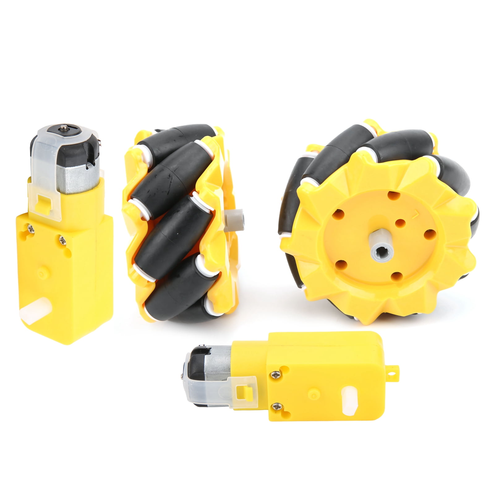 80mm Mecanum Wheel Set for Geared Motor Smart Robot Car, Perfect for ...