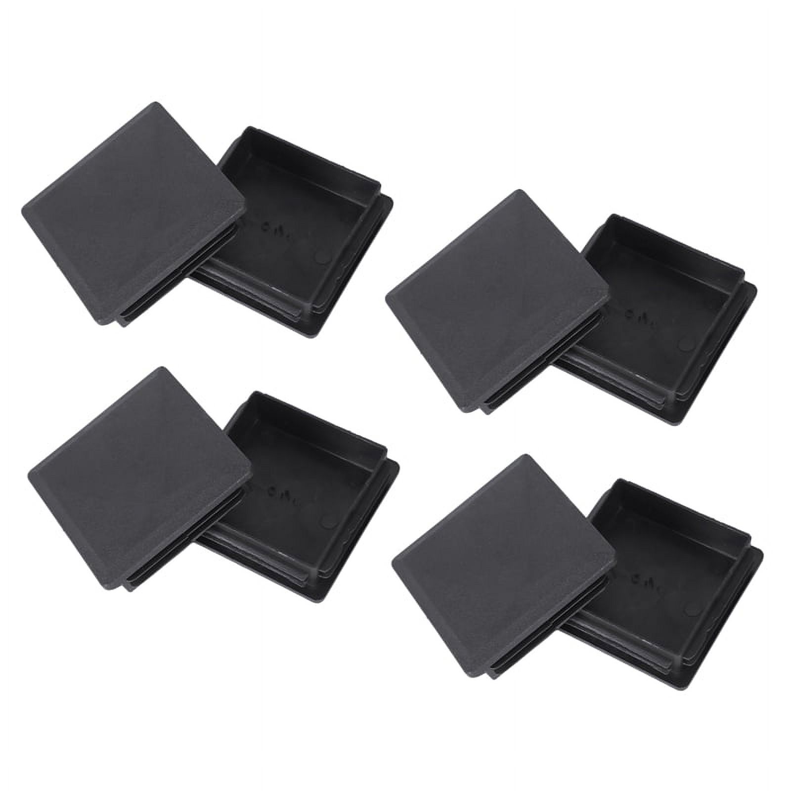 80mm x 80mm Square Plastic Caps Pipe Tube Inserts End Plug 8 Pieces ...