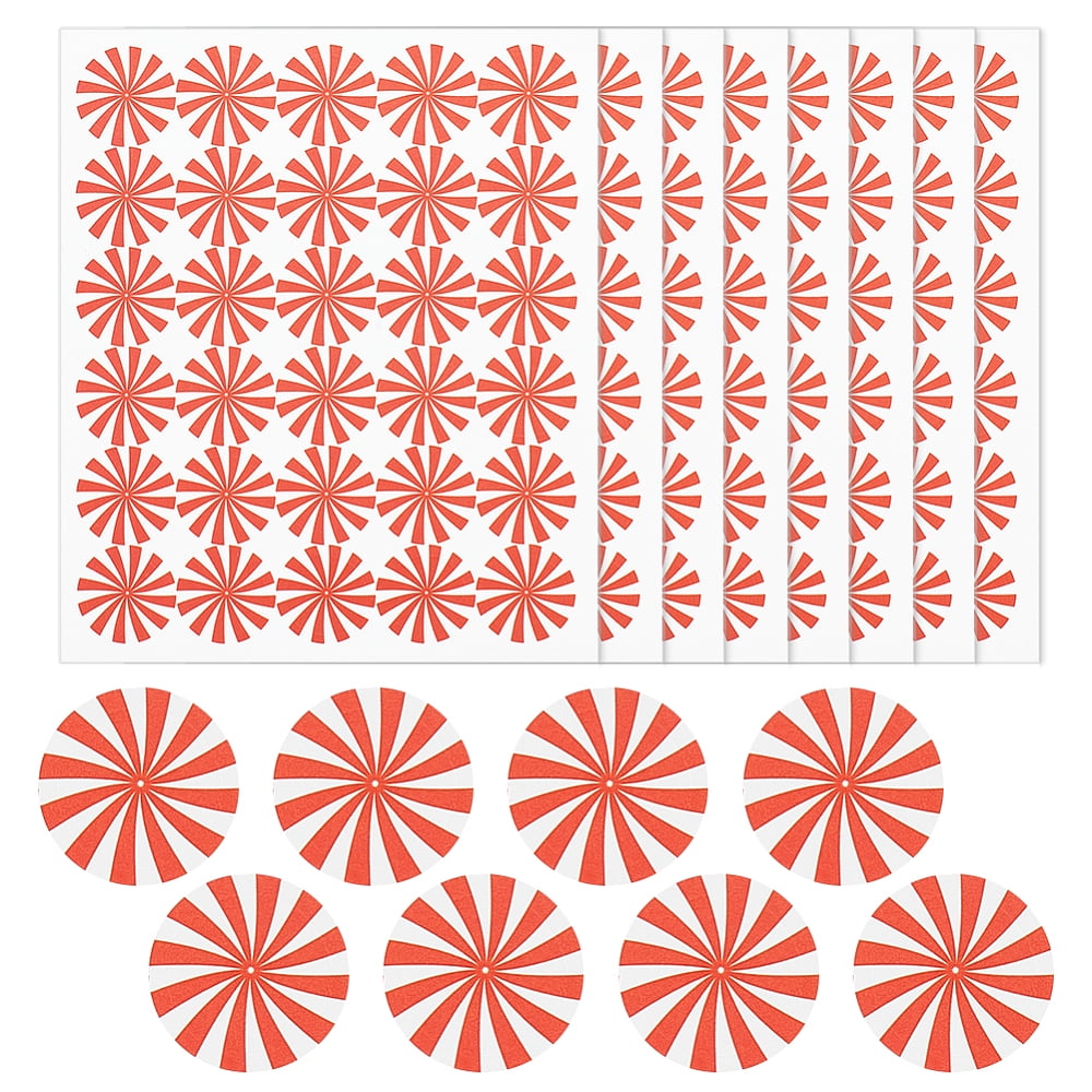 80pc 2400Pcs/80 Sheets Vortex Stickers Mini Vortex Pattern Stickers 12 ...