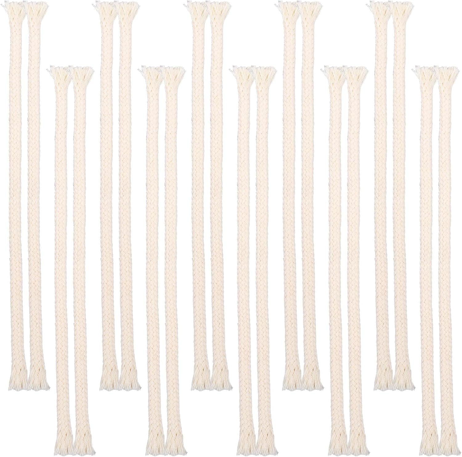 80pcs Alcohol Lamp Cotton Wicks Oil Lamp Wicks Replacement Torch ...