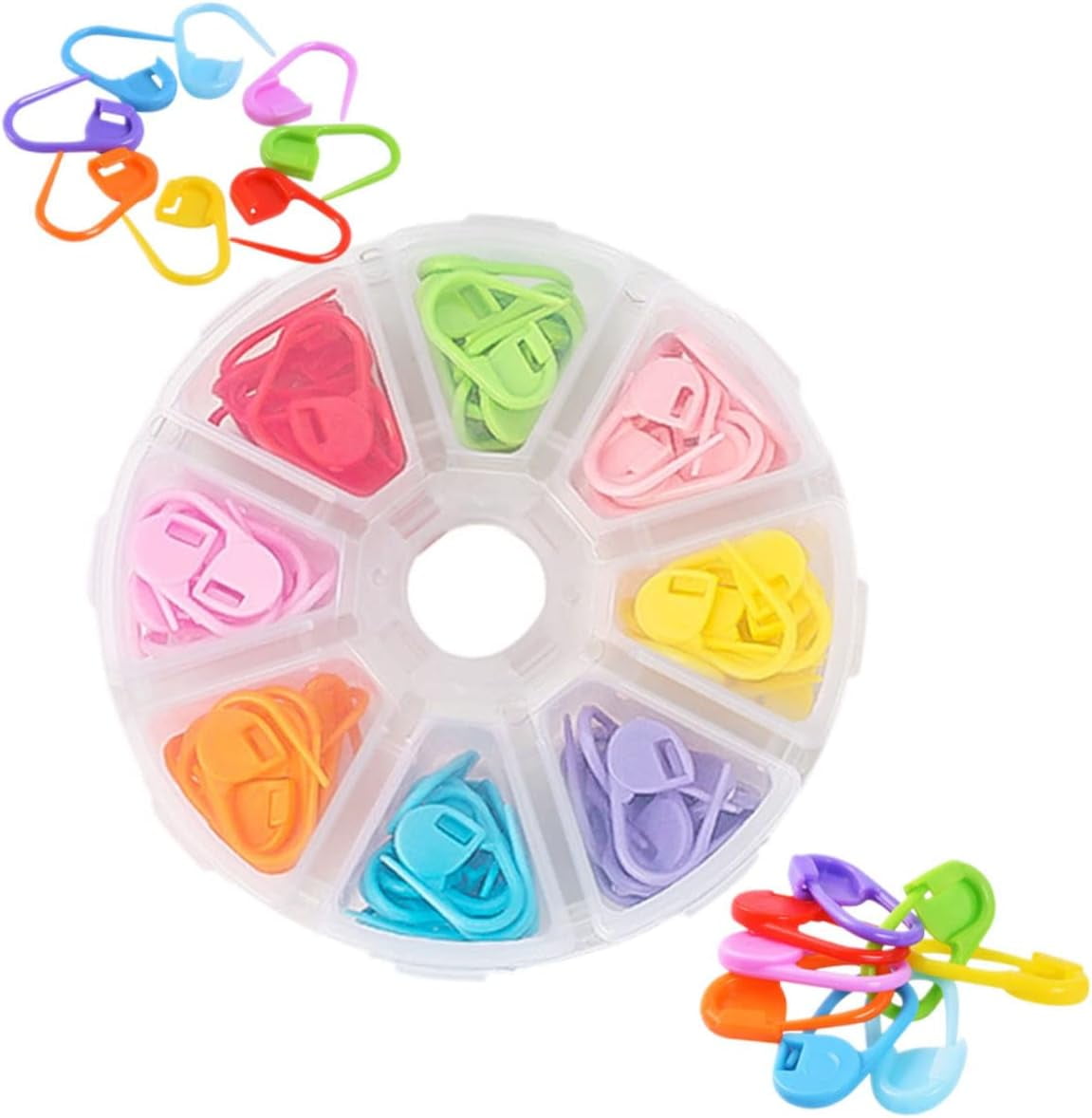 80pcs Braiding Tool Ring Tool Knitting Tool Accessory Kit Stitch ...