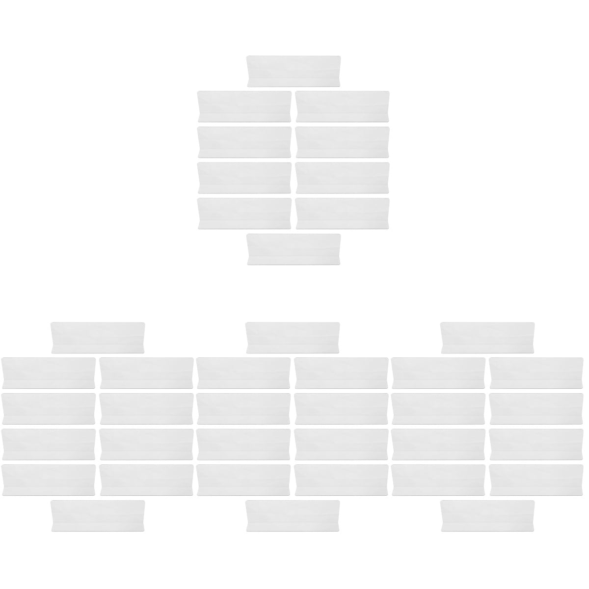 80pcs Clear Shelf Dividers for Shelves, 7.8" Long Clear Shelf Dividers ...