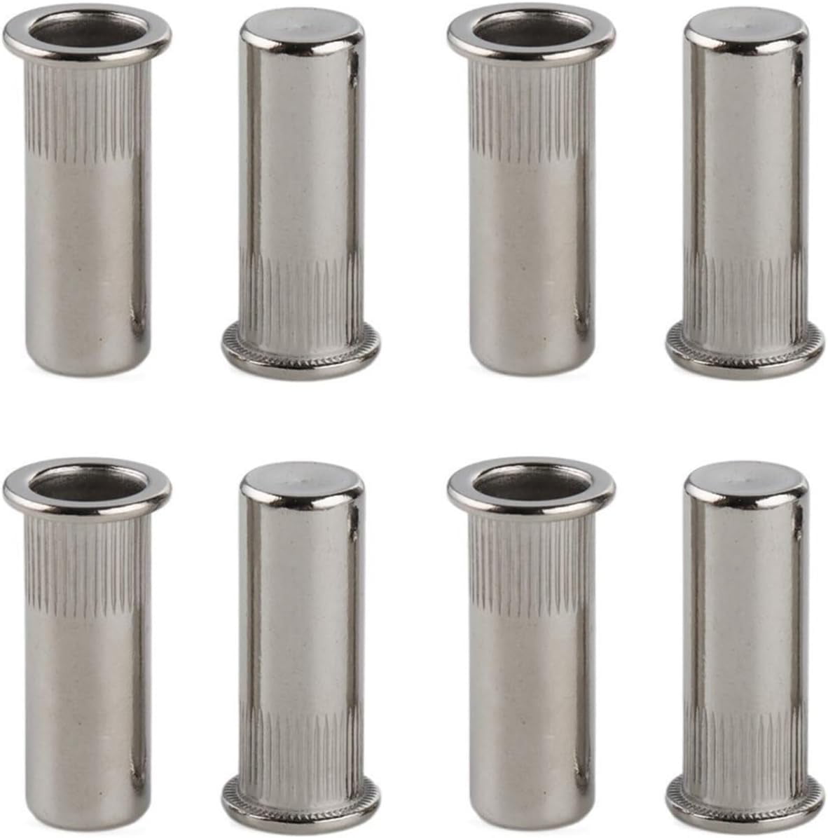 80pcs Flat Head Rivet Nuts Sealed Stainless Steel Blind Threaded ...