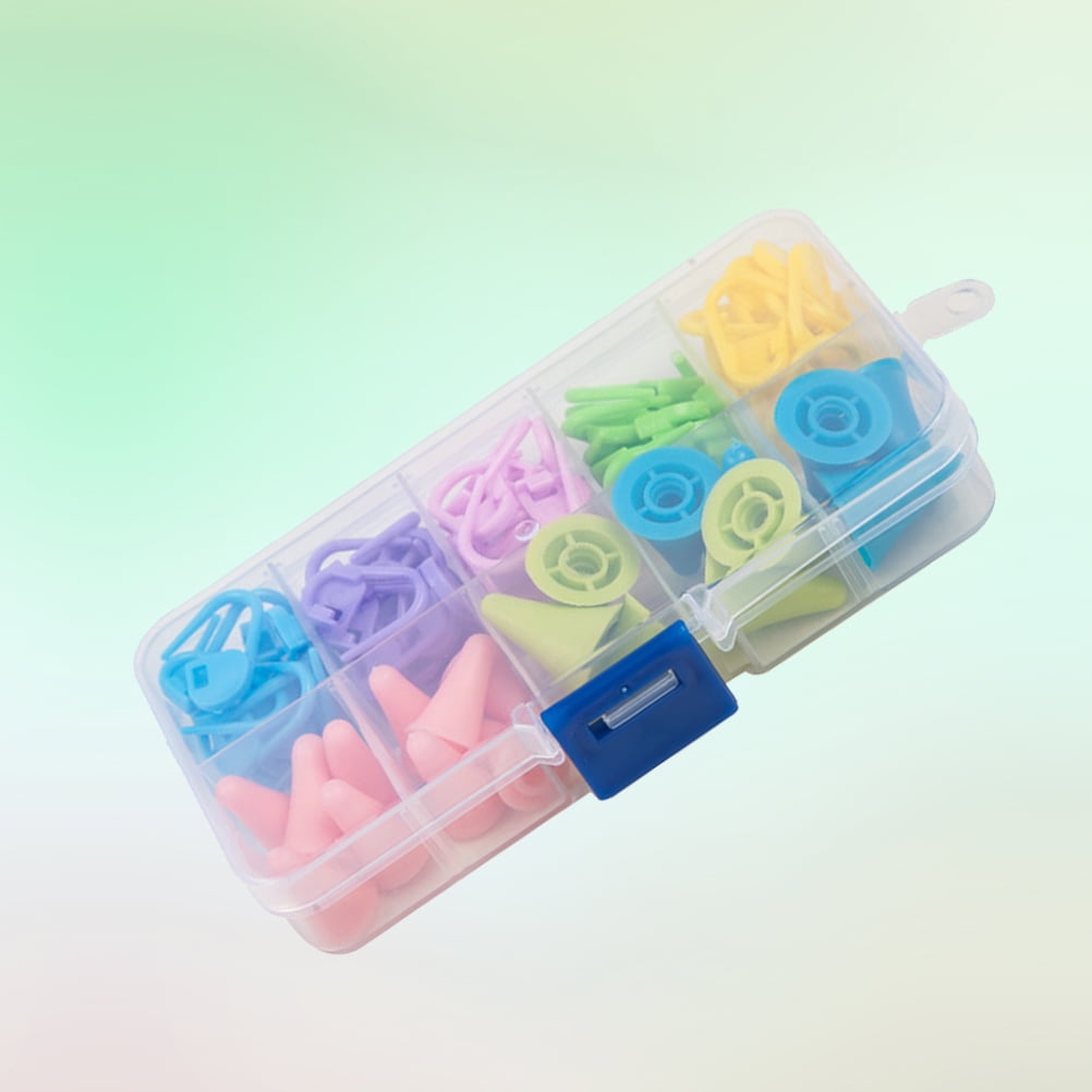 80pcs Knitting Needles Protectors Knitting Crochet Locking Stitch ...