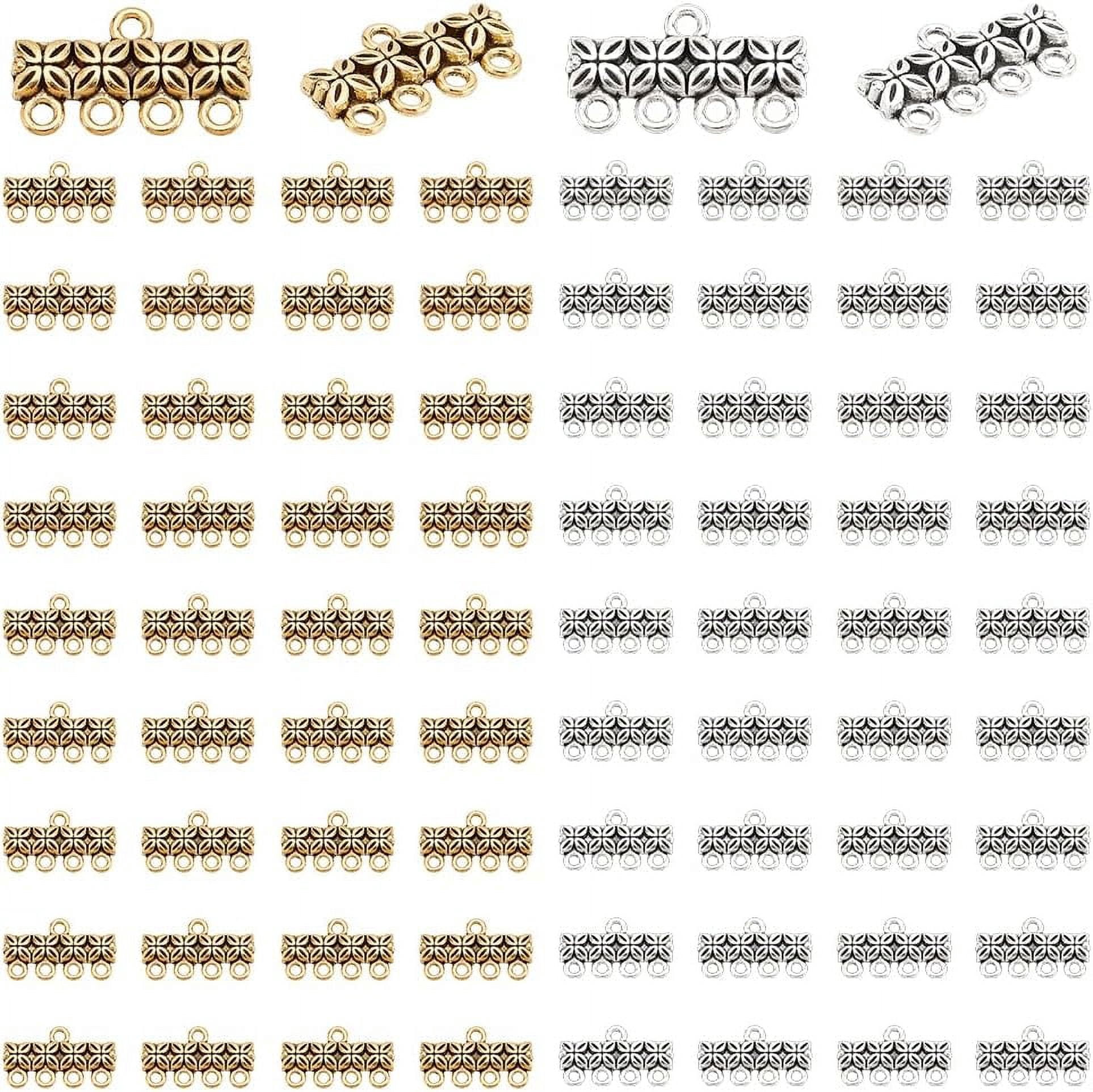 80pcs Layering Clasp 4-Layer Necklace Clasp 2 Colors Chandelier ...