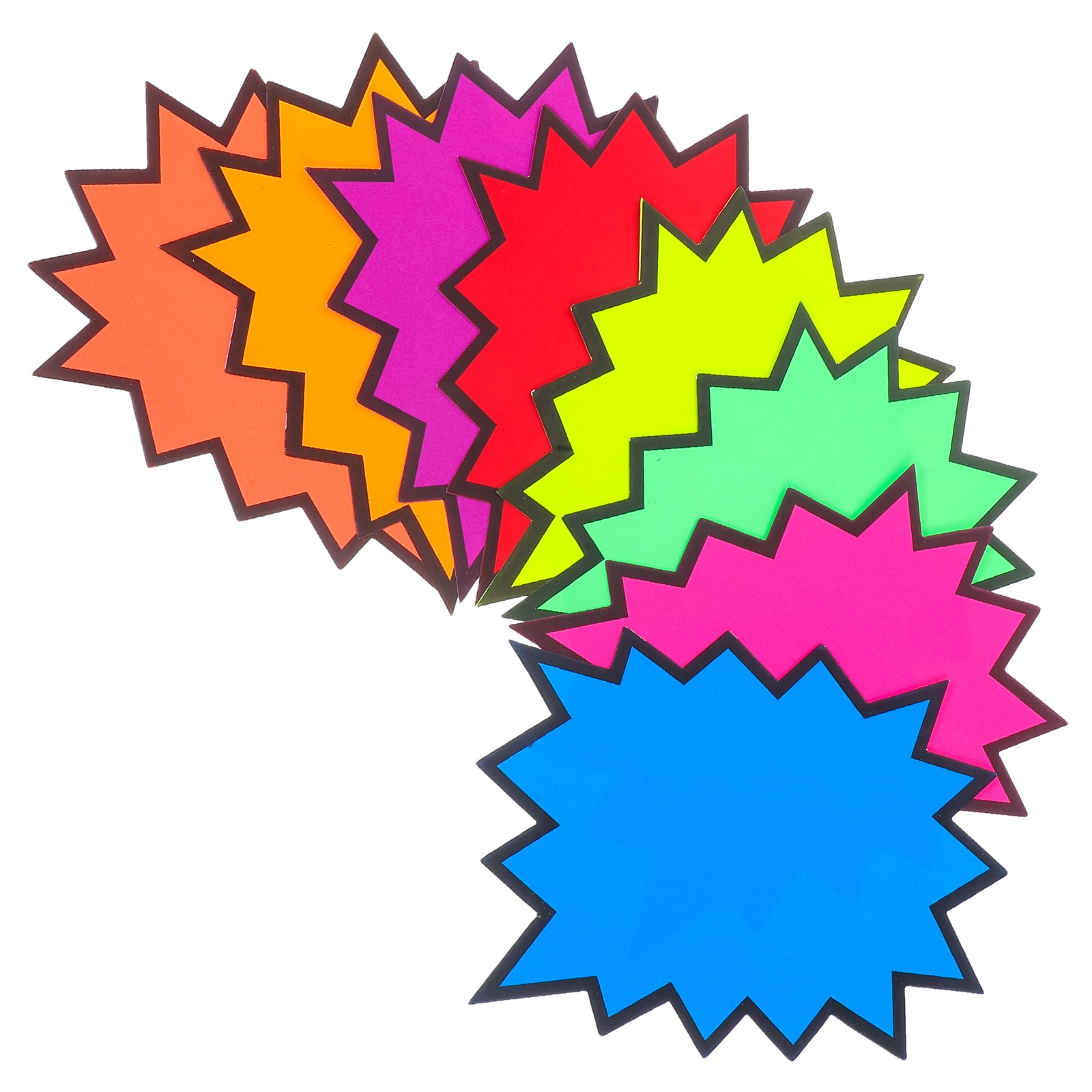 80pcs Fluorescent Price Tags for Retail Stores Blank Paper Labels ...