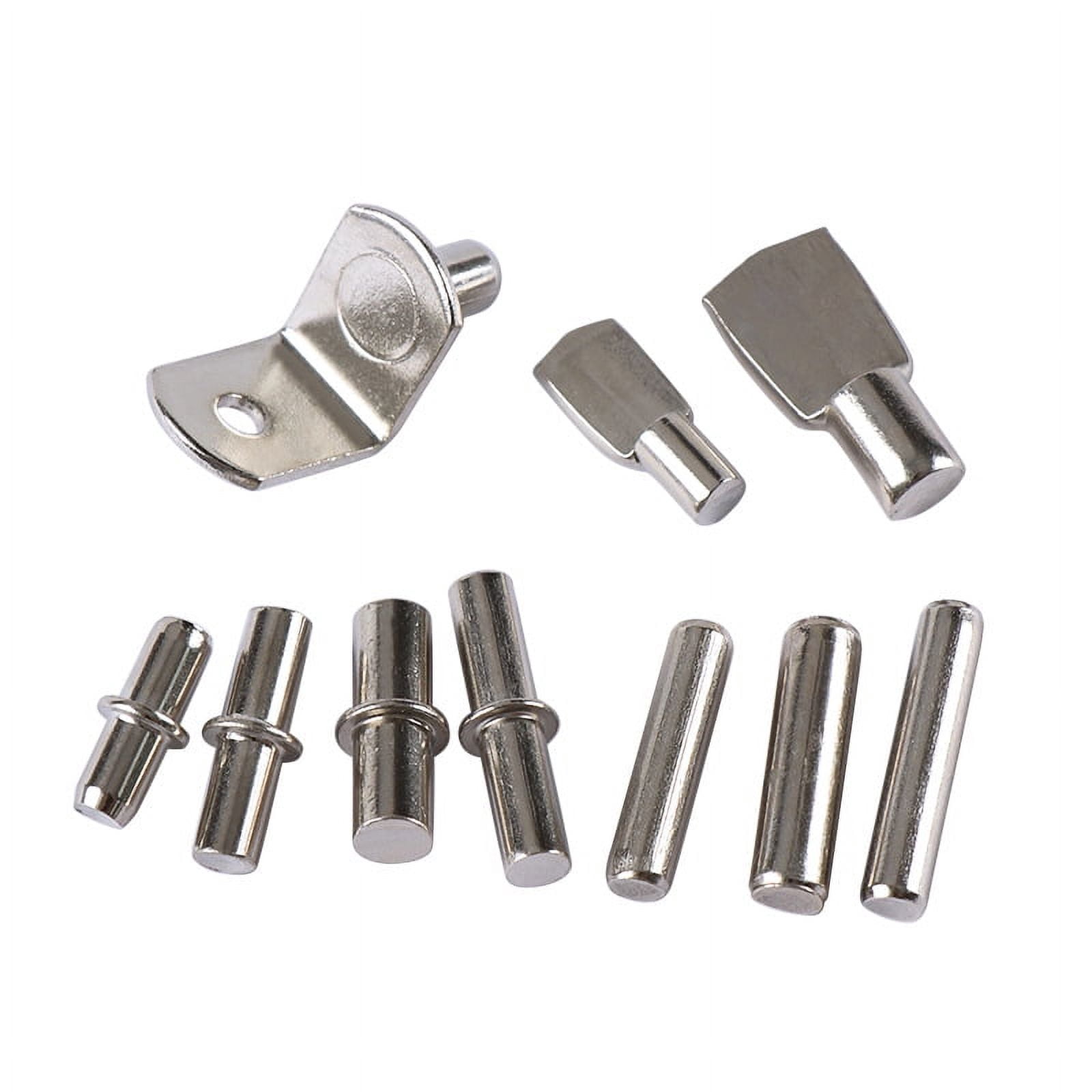 80pcs Shelf Pins Kit Shelf Support Pegs Stainless Steel Bookshelf Pegs ...