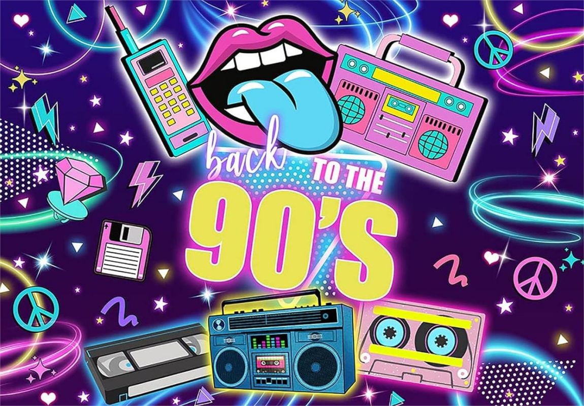 80s 90s Backdrop Retro Graffiti Brick Wall Hip Hop Photography ...