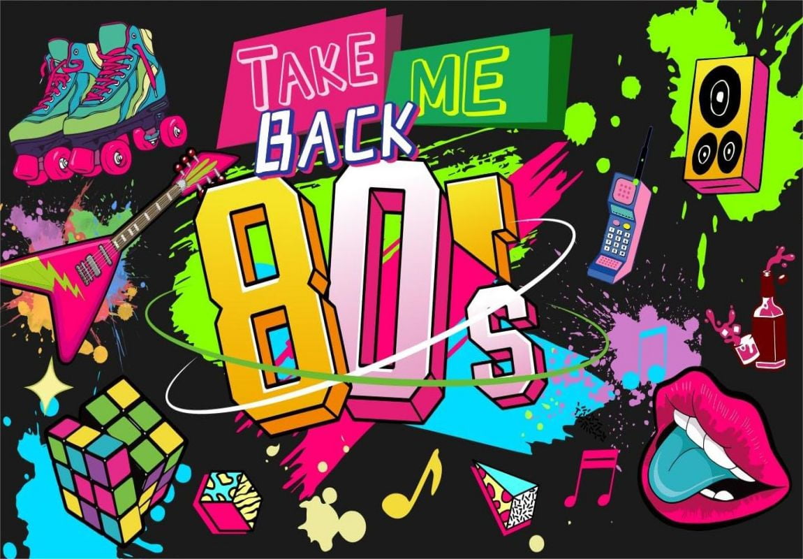 80s 90s Backdrop Retro Graffiti Brick Wall Hip Hop Photography ...