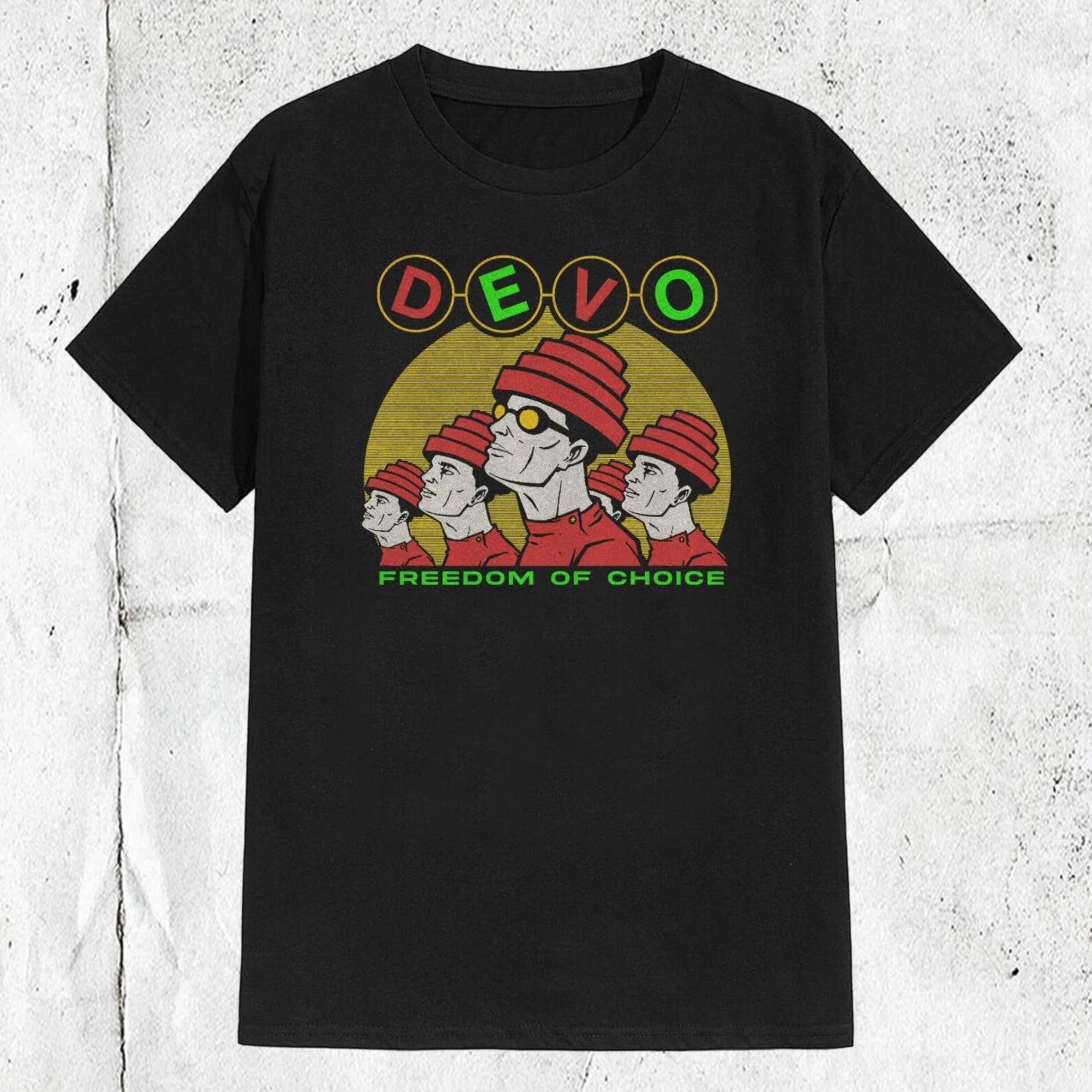 80s 90s Devo New Wave Band Shirt Unisex - Walmart.com