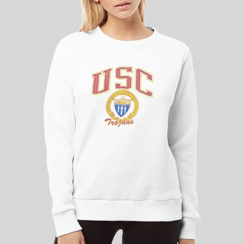 80s 90s Trojans Usc Crewneck SweaSweatshirt - Walmart.com