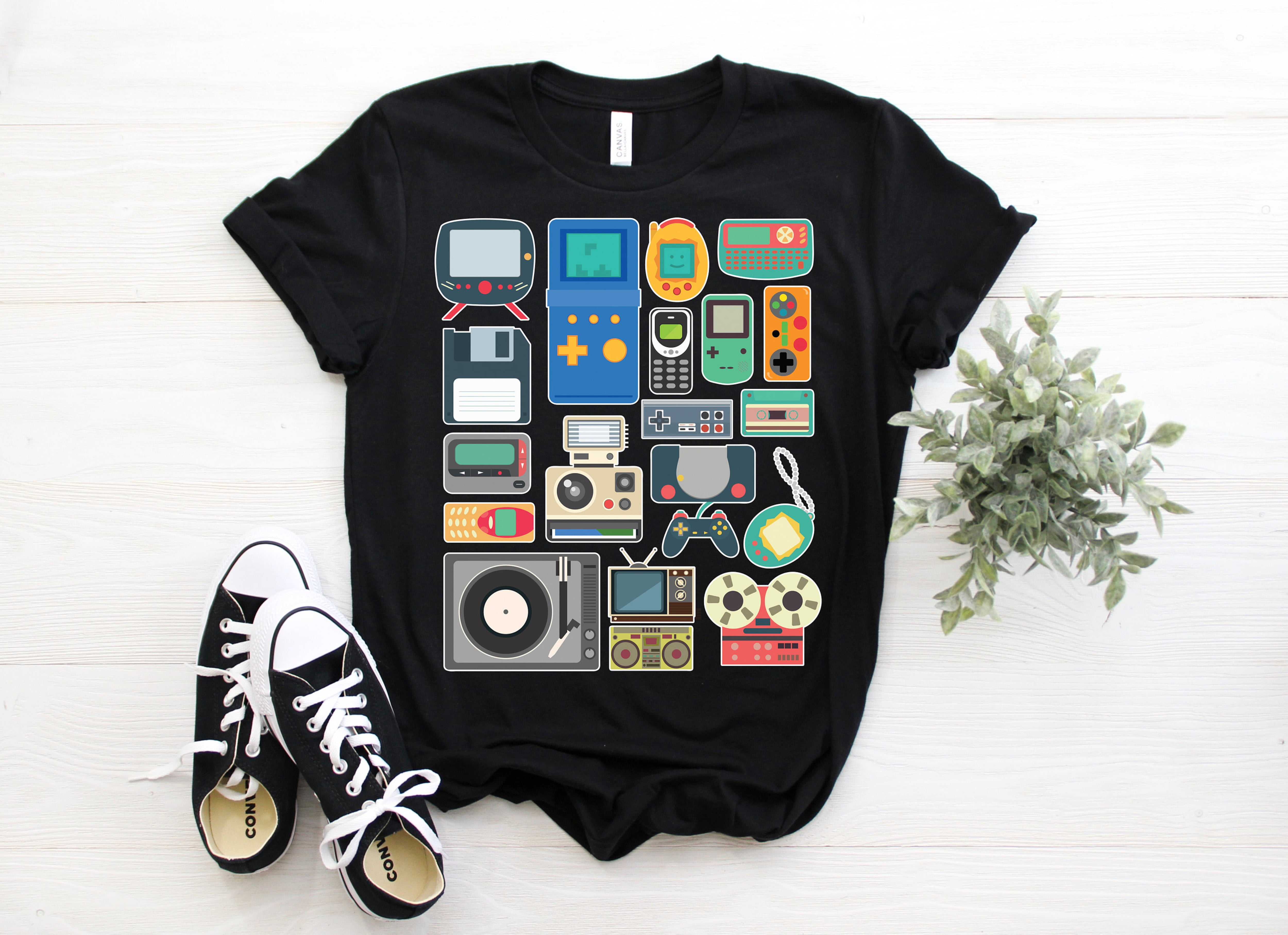 80s 90s Video Game Retro Classic Arcade T-Shirt, Vintage Gamer Gifts ...