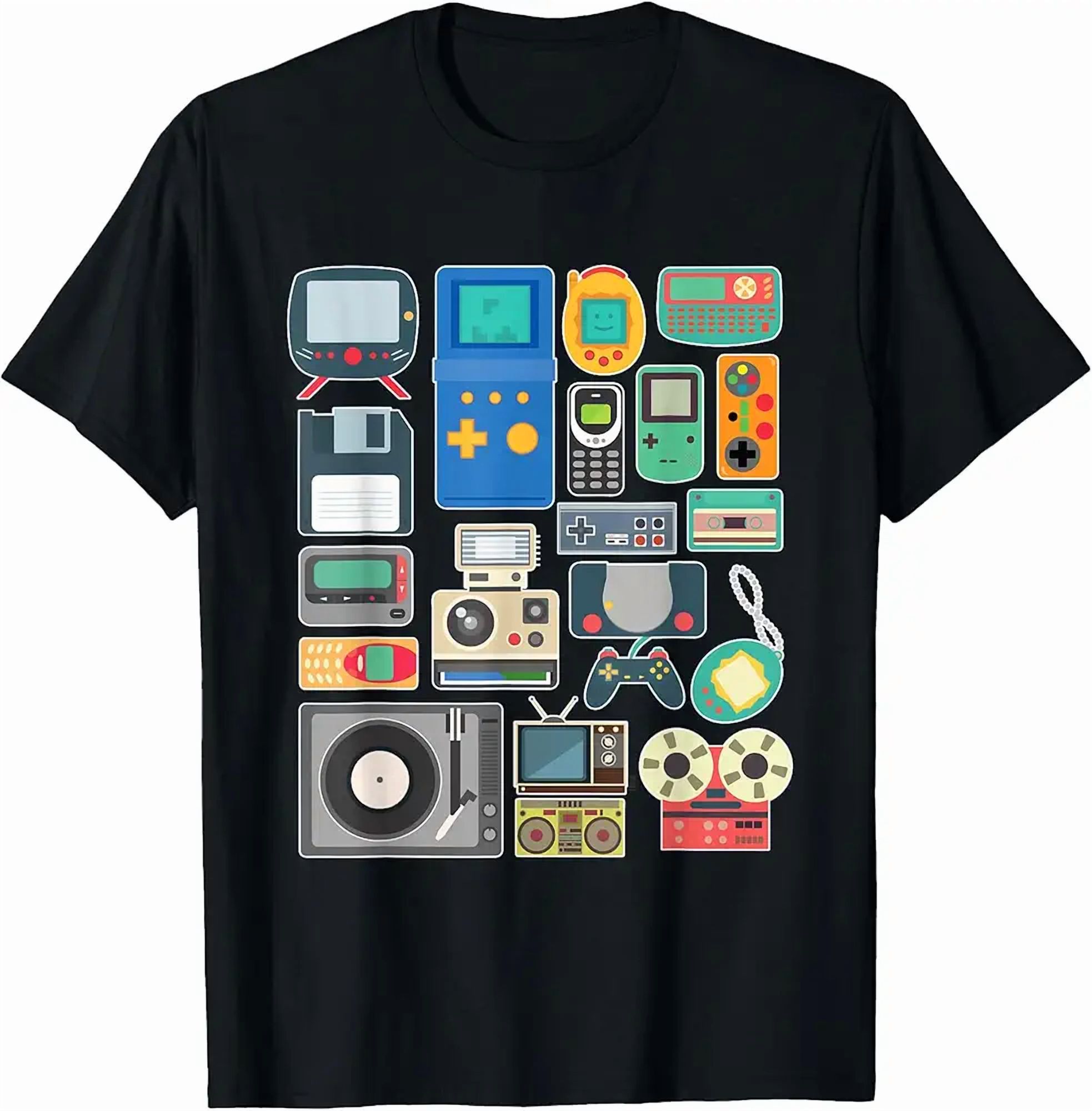 80s 90s Video Game Retro Vintage Classic Arcade Gaming Cabinet Unisex T ...