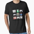 80s 90s Video Game Retro Vintage Classic Arcade Machine Unisex T-Shirt ...