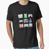 80s 90s Video Game Retro Vintage Classic Arcade Machine Unisex T-Shirt ...