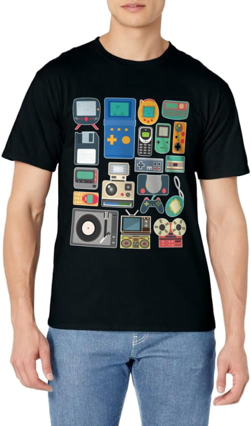 80s 90s Video Game Retro Vintage Classic Arcade T-Shirt - Walmart.com