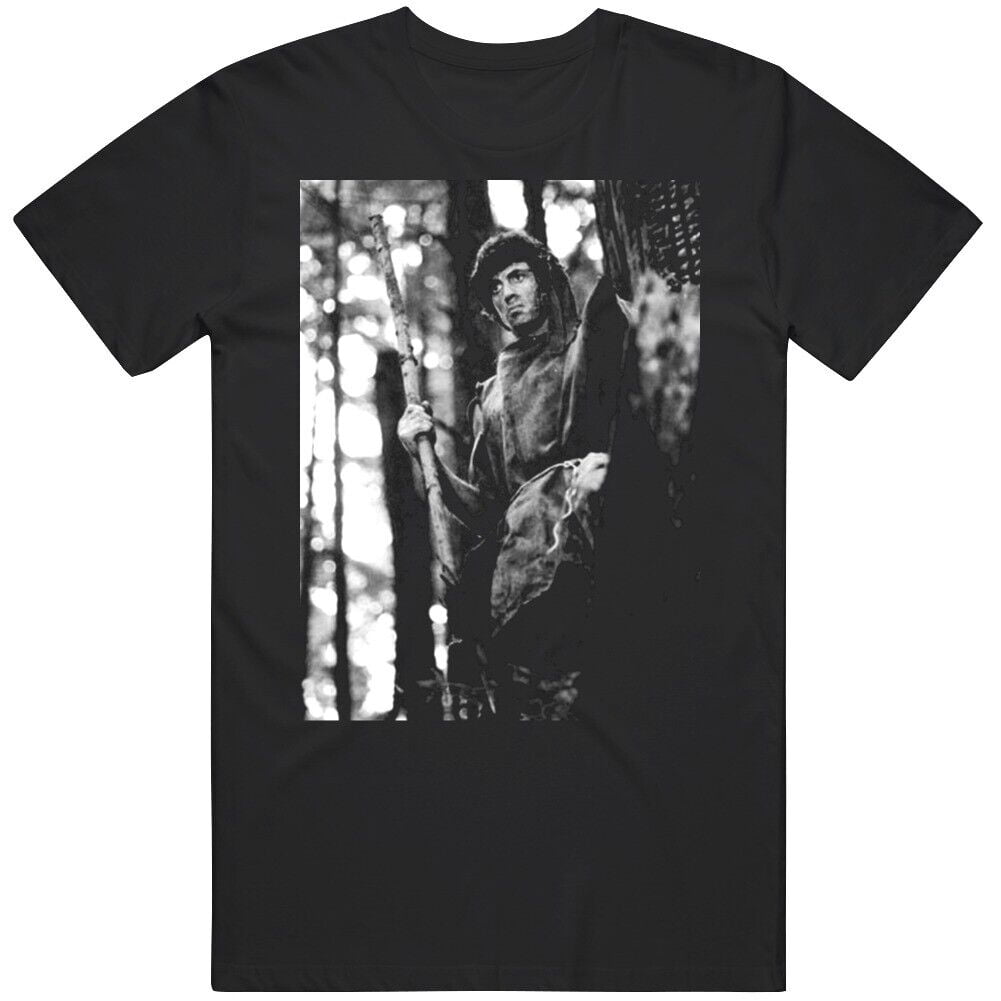 80s Action Hero-Inspired Shirt – Retro Combat Film Graphic Tee for Fans ...