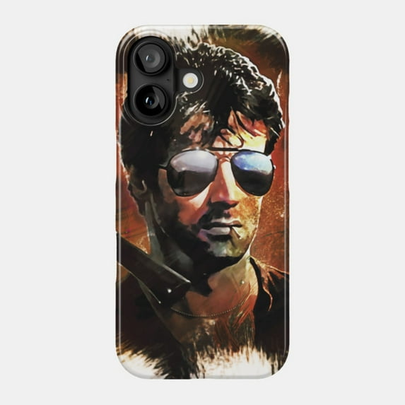 80s Action Movie Renegade Detective Hero Graphic Case for Apple iPhone ...