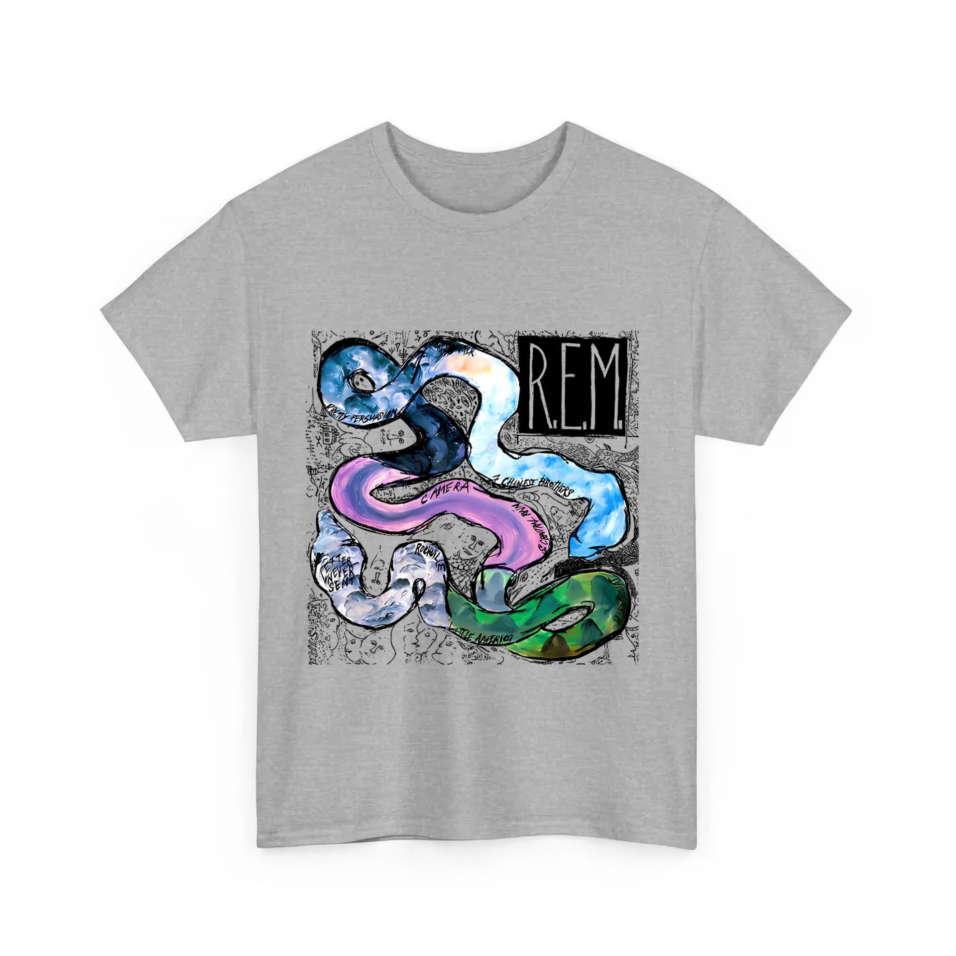 80s Alternative Rock Inspired Shirt – Unisex Short Sleeves (Up to 4XL ...