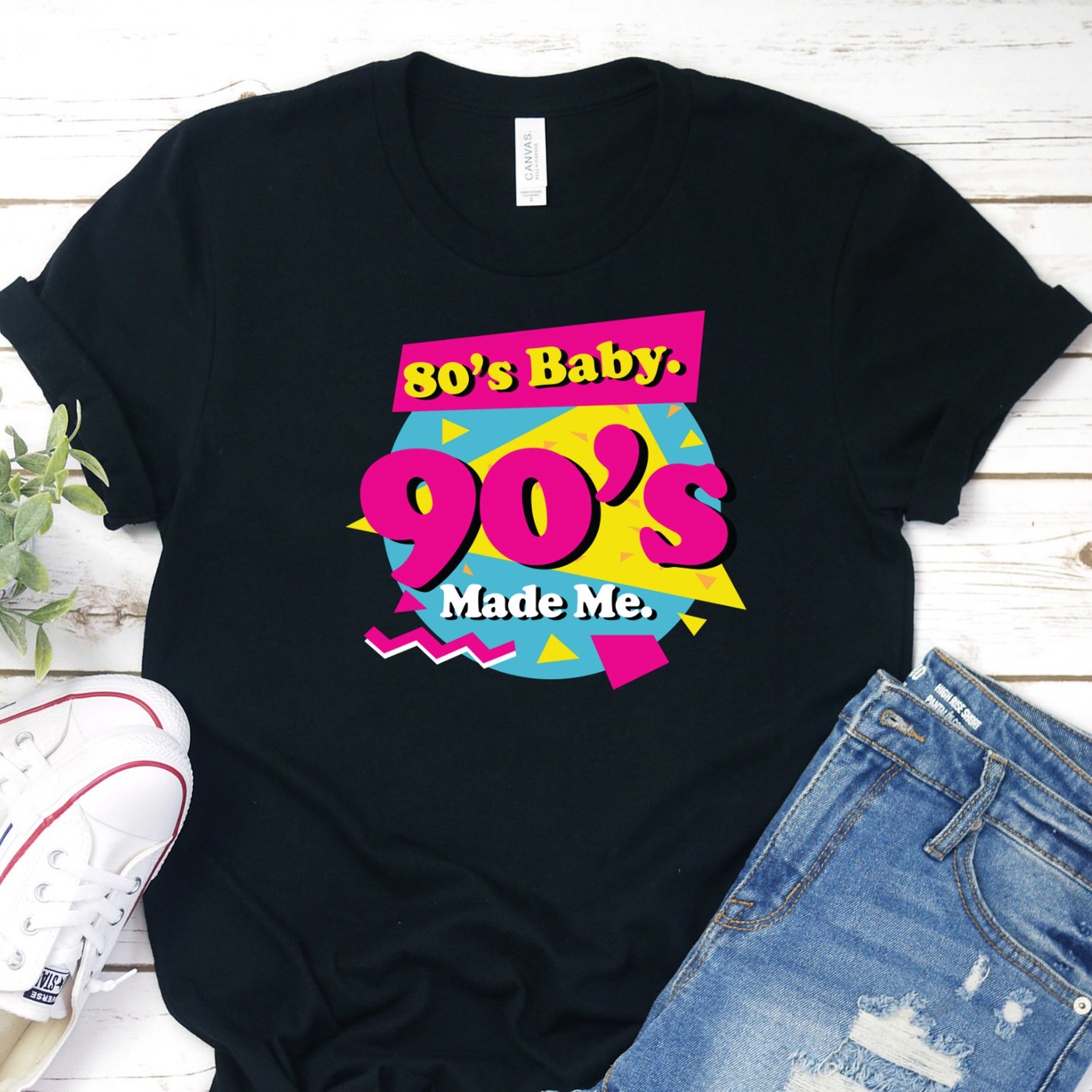 80s Baby 90s Made Me Shirt, Born in the 80's Shirt, 80's Baby T-Shirt, 1980's Vintage Shirt ...