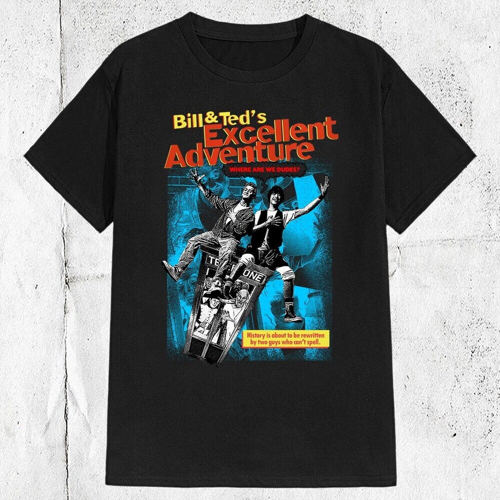 80s Bill & Ted's Excellent Adventure Movie T-shirt - Walmart.com