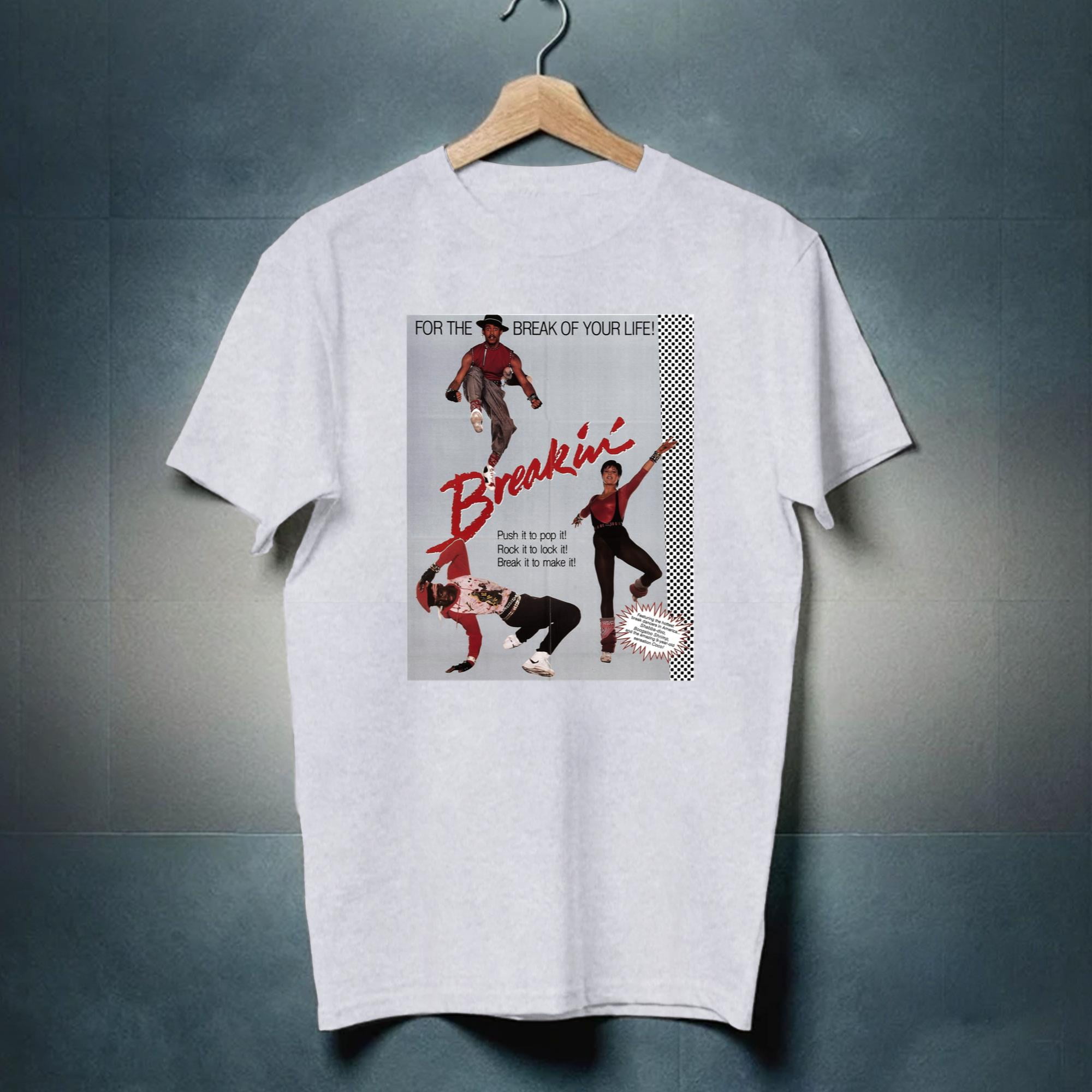 80s Breakdance Style Hip Hop T-Shirt, Retro Dance Movie Inspired Tee ...