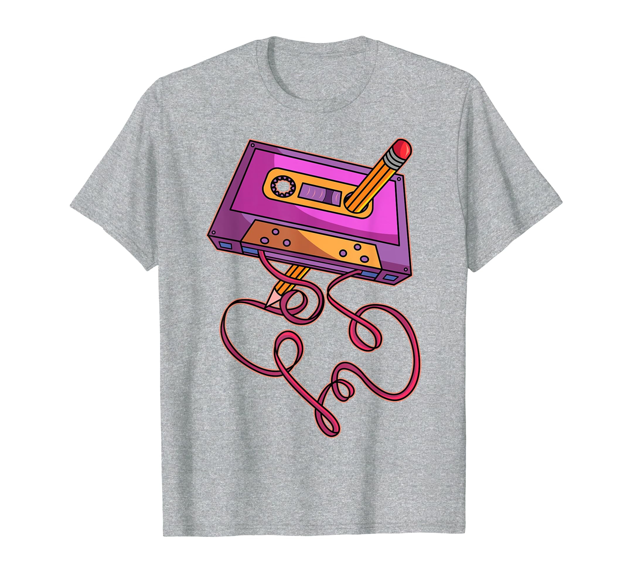 80s Cassette Tape Pencil 1980s Retro Vintage Throwback Music Short ...