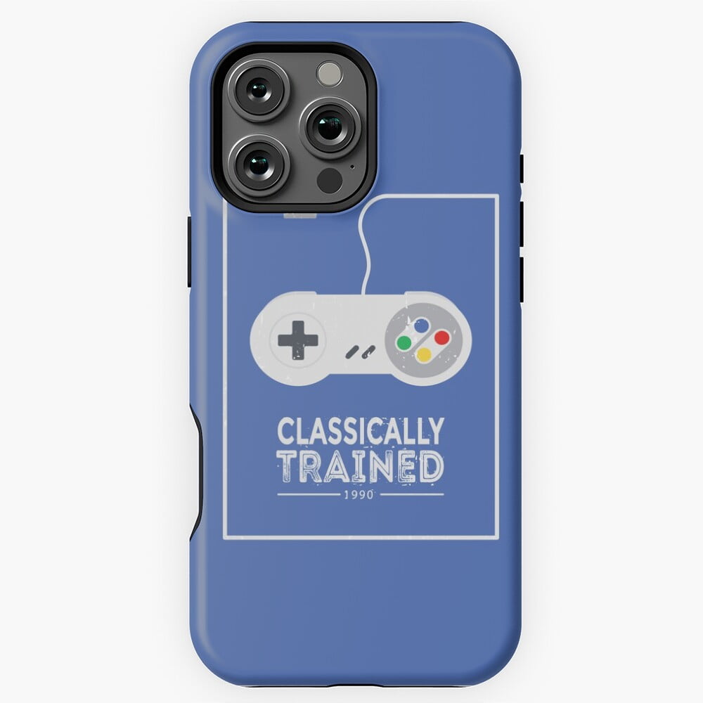 80s Classically Trained Video Game iPhone Case 11 12 13 14 15 16 17 Pro ...