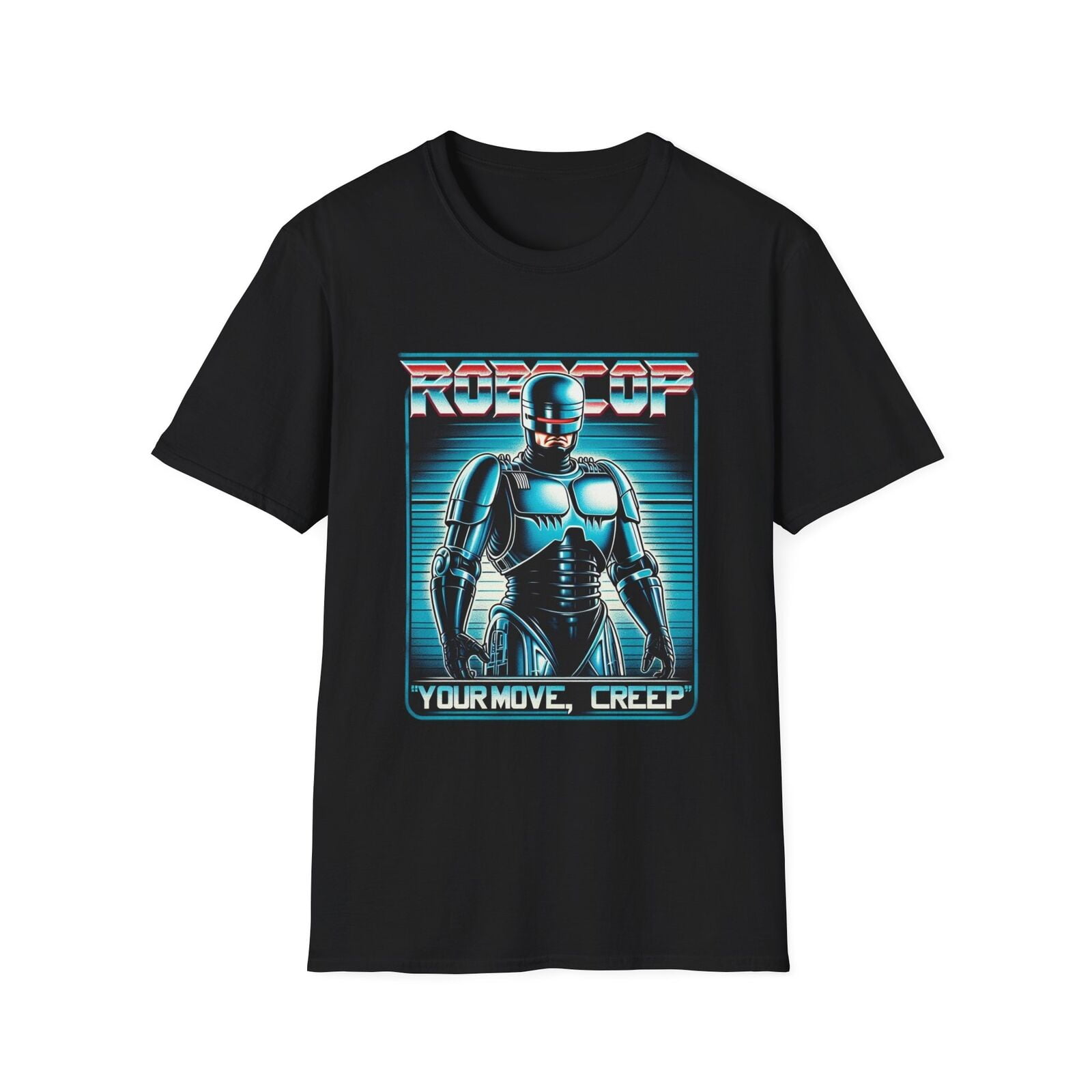 80s Cyborg Law Enforcer Inspired Tee, Classic Quote Fan Style - Walmart.com