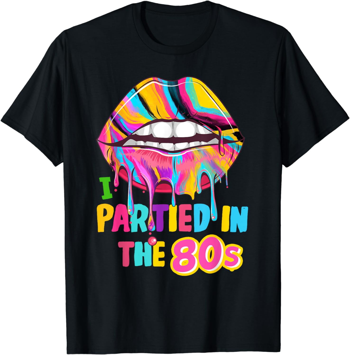 80s Design For Women Rave Outfit & 80s Festival Costume T-Shirt ...