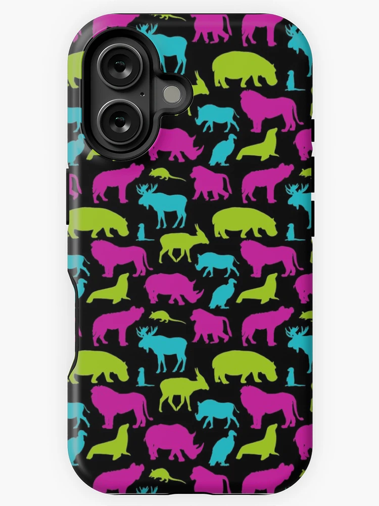 80s Exotic Menagerie iPhone 16/15/14/13/12/11 Pro Max Case - Walmart.com