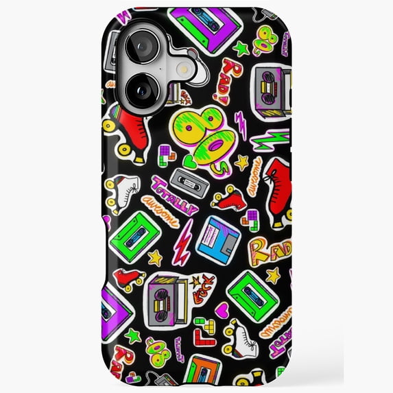 80s Fun Nostalgia Retro Phone Case 11 12 13 14 15 17 Pro Max - Walmart.com