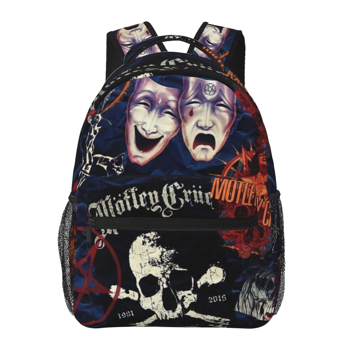 80s Gothic Rock Band Guitar Music Backpack for Travel RucksackBackpacks ...