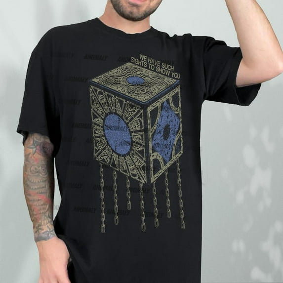 80s Horror Movie Graphic Tee: Lament Configuration, Retro Pin Head Hell ...