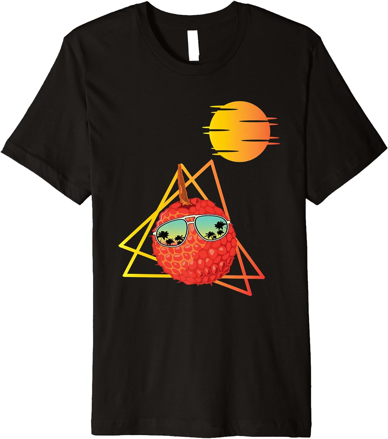 80s Lychee Retro Apparel Litchi Chinensis Fruit Lover Premium T-Shirt ...