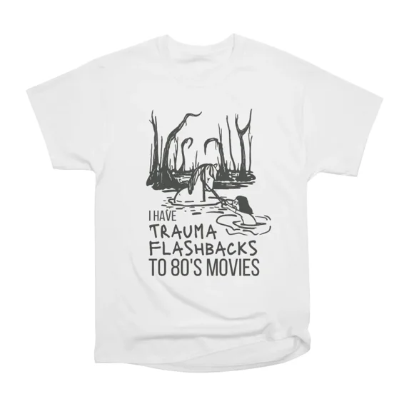 80s Movies Trauma Flashbacks light T-Shirt Tee Gift For Him Merch For ...