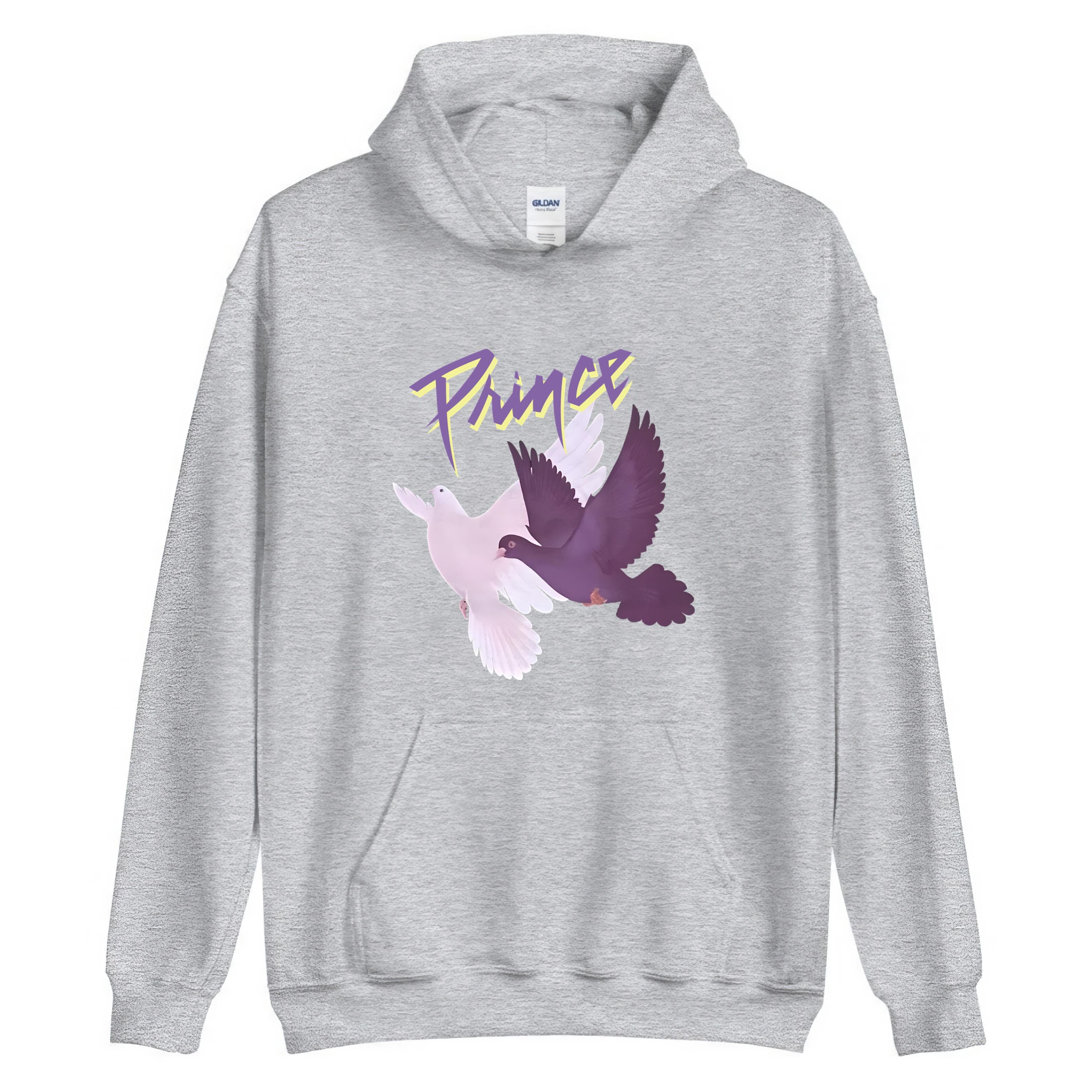 80s Music Icon Graphic Hoodie, When Doves Cry Design - Walmart.com