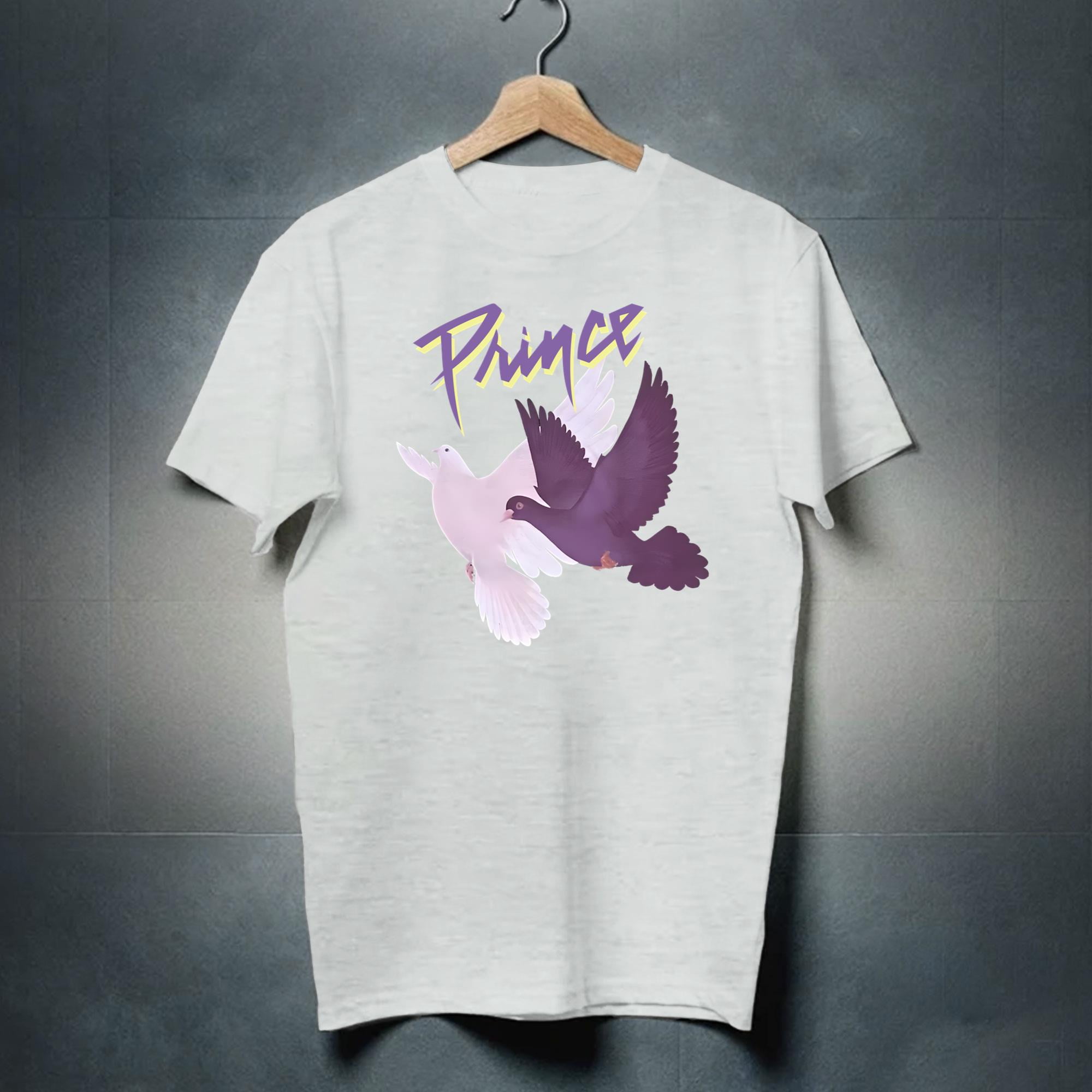 80s Music Icon Graphic T-shirt, When Doves Cry Design - Walmart.com