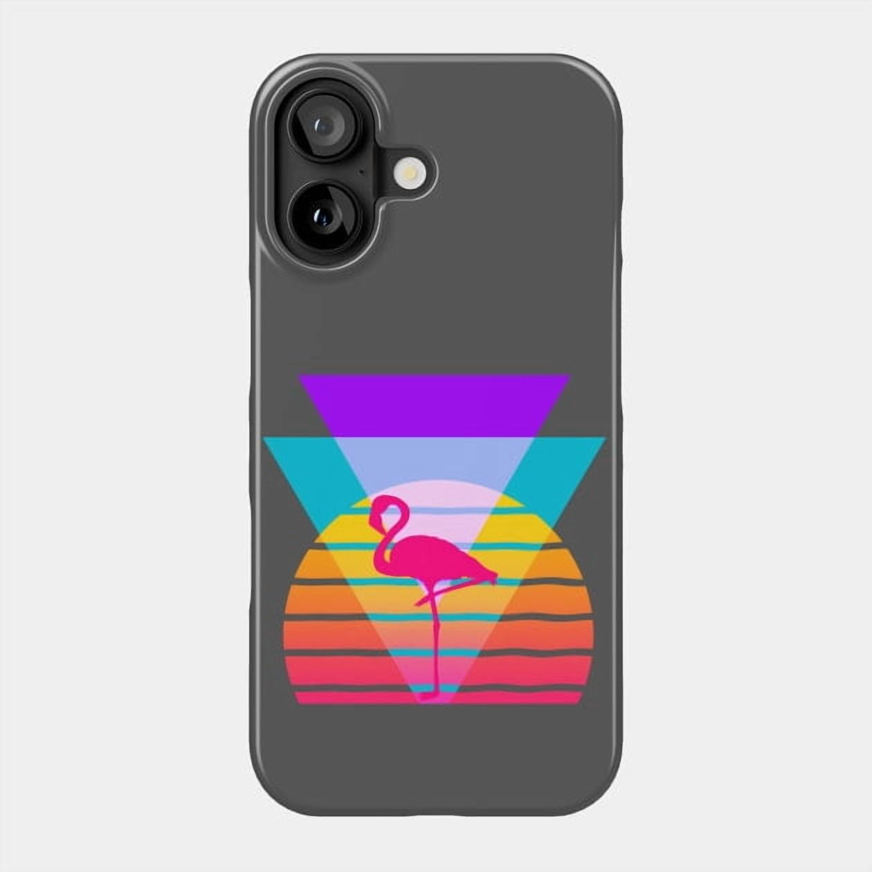 80s Nostalgic Retro Vaporwave Flamingo Graphic Case for Apple iPhone 11 ...