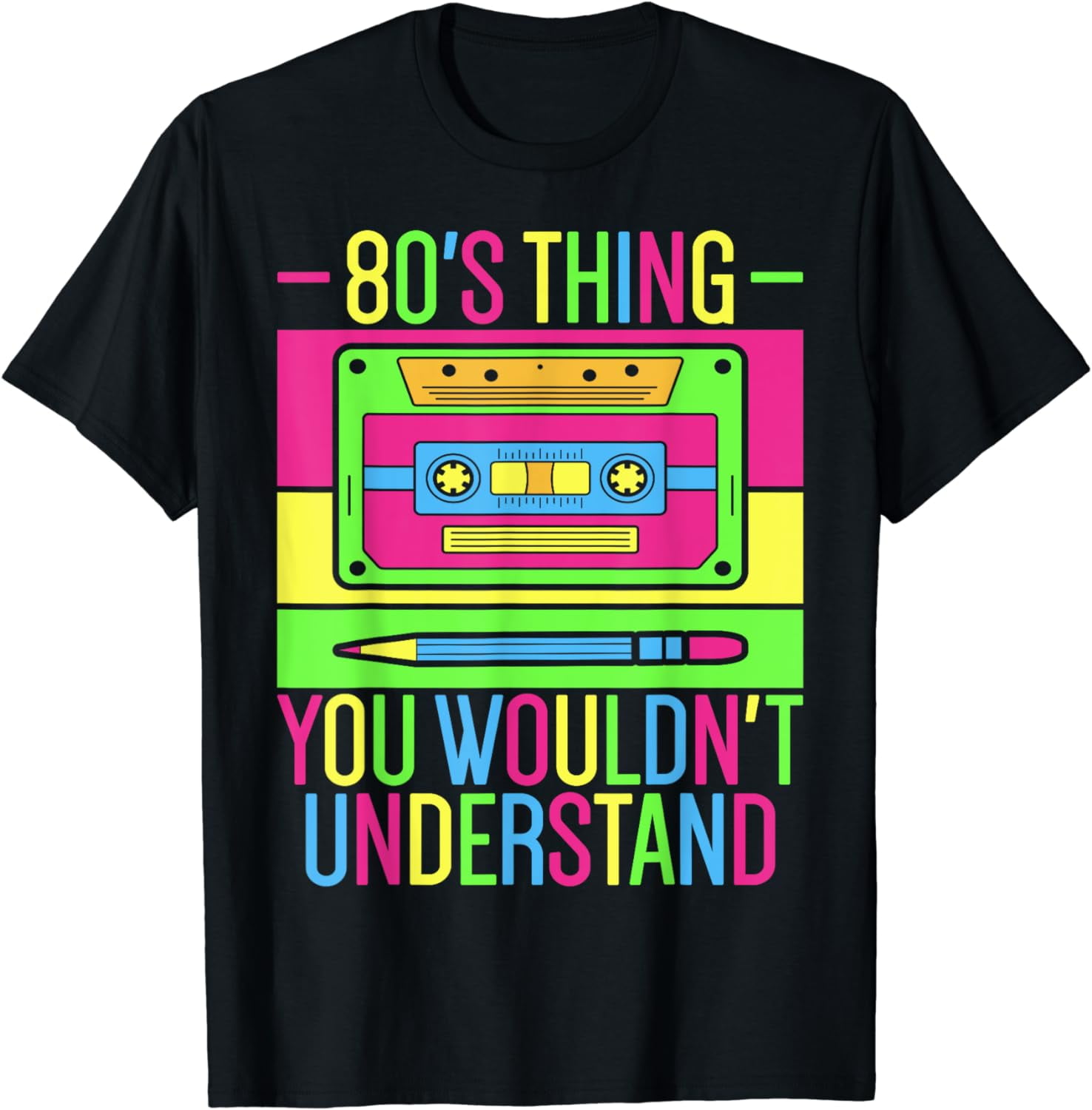 80s Outfit 1980s Fashion 80 Theme Party 80s Costume Eighties Cotton T ...