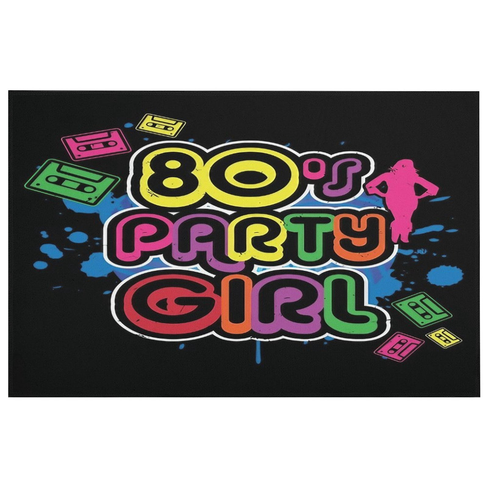80s Party Girl Vibes Adult Home Decor Bedroom Living Room Crystal ...