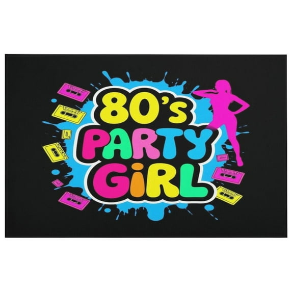 80s Party Girl Vintage Retro Eighties Costume Adult Home Decor Bedroom ...
