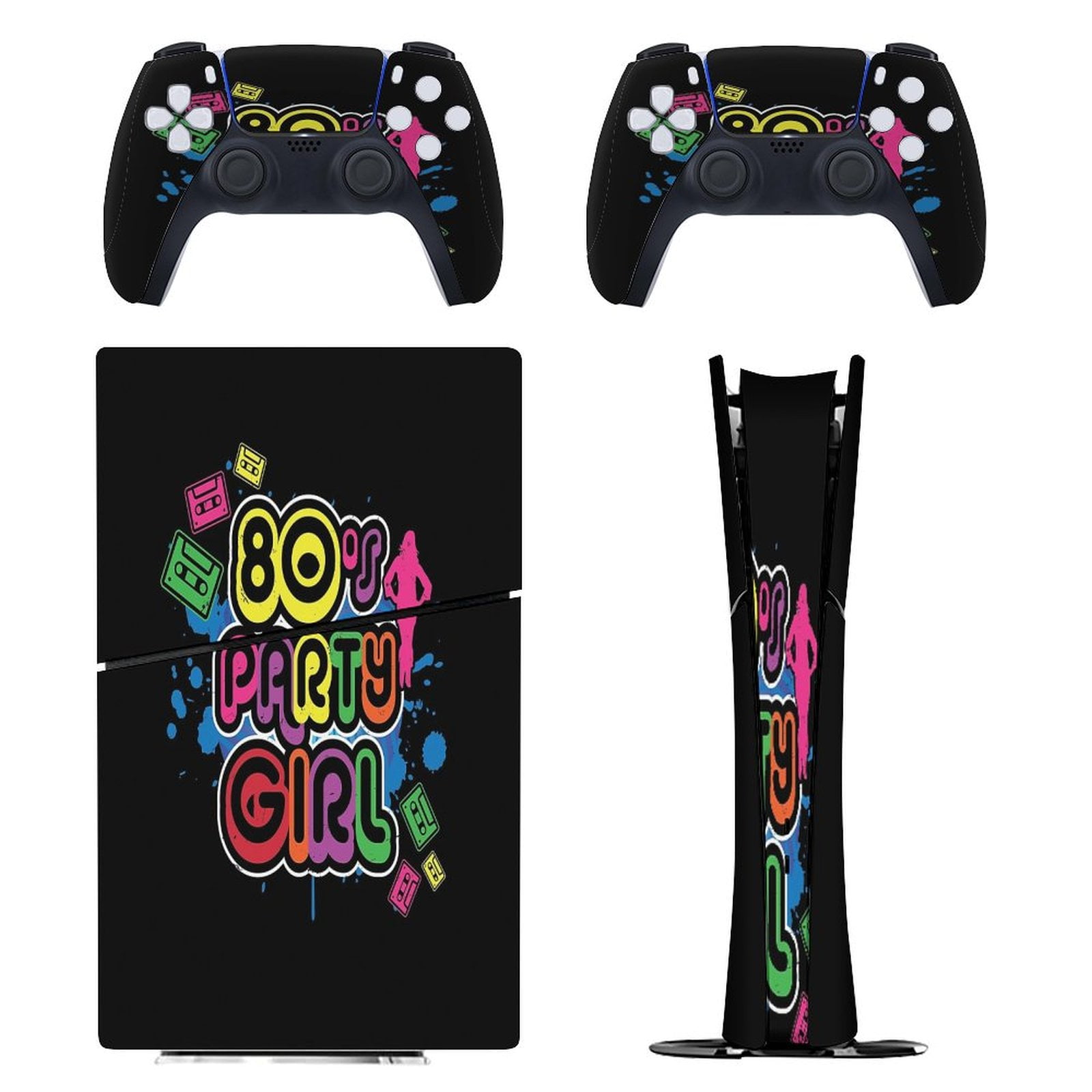 80s Party Girl Vintage Retro Eighties Costume PS5/PS5 Pro/PS5 Slim ...