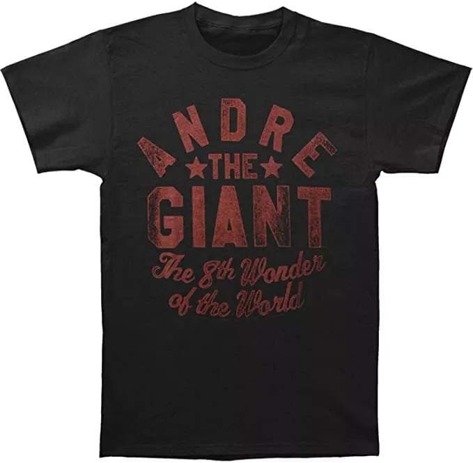 80s Pro Star Andre The Giant Champion Big Foot René Roussimoff T Shirt ...